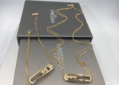 Cina Braccialetto di movimento di Parigi dell'oro giallo del 18K delle donne grande con i diamanti di VVS in vendita