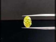 LuxuryShine VVS-VS Fancy Yellow/Light Yellow/Fancy Intense/Vivid Yellow Lab Grown Diamond  1CT 2CT 3CT 4CT 5CT Oval Excellent Cut With Certificate & Customized jewelry