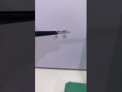 Роскошные круглые серьги-гвоздики с лабораторными бриллиантами LuxuryShine, чистота VVS2/VS1, цельное золото 18 карат, ювелирные изделия на заказ с сертификатом IGI, модные серьги, подарок на День святого Валентина