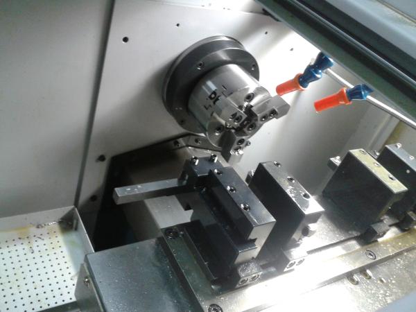 Processing Precision 0.0025mm Small Precise CNC Lathe Machine With FANUC Control System