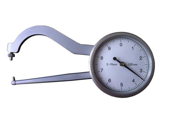 Quality 0-10mm Dial Snap Caliper Gauge With Accurate 0.05mm Graduation For Thickness Measurement for sale