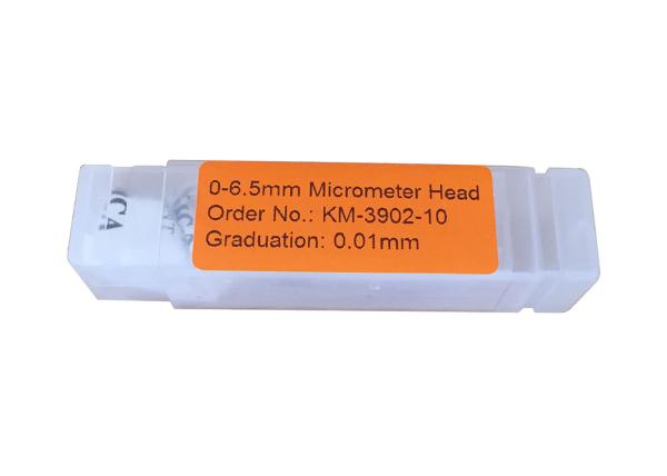 Cabeças de micrômetro de 0 a 6,5 mm com controlo preciso de pequenas distâncias