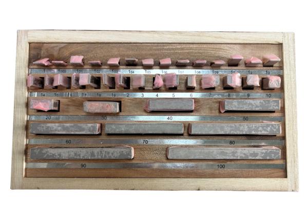 Quality 38Pcs Steel Metric Rectangular Gauge Blocks With Grade 1 For Precision Dimension for sale