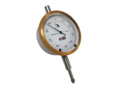 China High Precision Dial Indicator CNC Lath Tool with 0-3mm Range with Golden Color Bezel for sale