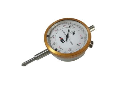 China High Precision Dial Indicator CNC Lath Tool with 0-3mm Range with Golden Color Bezel for sale