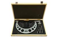 China Wide Range 100-200mm Outside Micrometer With Interchangeable Anvils for sale