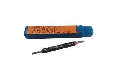 China Manual Measurement Thread Plug Gauge Metric M2.5 for Threading Precision and Verification for sale