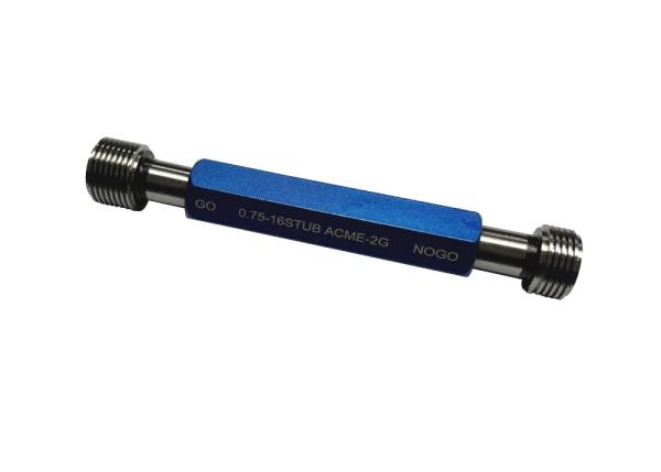 0.75-16 STUB ACME-2G 플러그 스레드 가이더 스레드 부품 검사