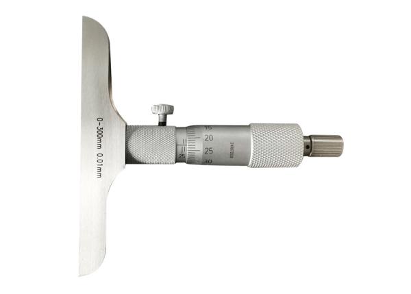 0-300mm Depth Micrometer with Interchangeable Measuring Rods For Wide Measuring Range