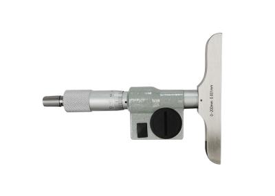 China Electronic Depth Micrometer Depth Gauge for Measuring Depth of Holes , Slots and Recesses for sale
