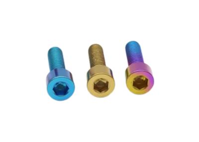 China Anodizing Color Titanium Socket Head Bolt for Racing and Motorcycle for sale