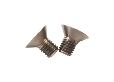 China Customized Titanium Countersunk Head Screws for CNC Machine Screwing M1.6-M10 for sale