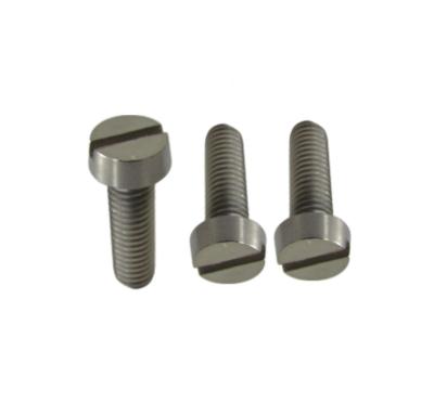 China M1-M10 Polished Titanium Slotted Cheese Head Machine Screws for Hardware Applications for sale
