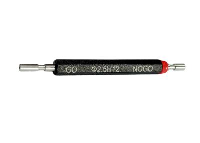 China 2.5H12 High Precision Plain Plug Gauge Go and Nogo Smooth Plug Gauges for sale