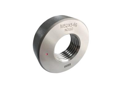 China Accurate Thread Measurement Metric Ring and Plug Thread Gauge M52.0 NO GO Thread Machining Center for sale