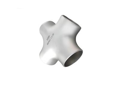 China Corrosion Resistant Seamless Titanium Cross for Thick Wall Butt Welding Joint Fitting DN15-DN1200 for sale