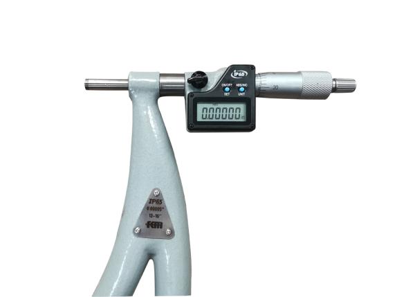Quality 12-16″ Large Size Digital Outside Micrometer with Carbide Measuring Faces for sale