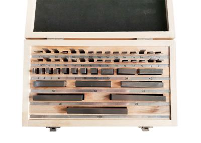 中国 新しいタイプ47個のスチールメートル長方形ゲージブロック、グレード1、精密検証基準用 販売のため