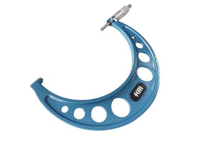 China Micrómetro exterior de 6-7 pulgadas con caras de medición de carburo proporciona precisión en mediciones exteriores en ingeniería y física en venta