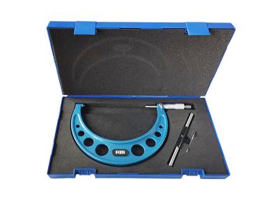 China Micrómetro exterior de 6-7 pulgadas con caras de medición de carburo proporciona precisión en mediciones exteriores en ingeniería y física en venta