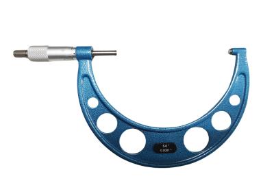 China 5-6 "Exterior Micrômetro Máquina de precisão Ferramenta com bigorna de carburo para medições duradouras e precisas à venda