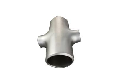 China High Quality Price DN40*DN25*3mm GR2 Pipe Fitting-Butt Welding Titanium Reducing Cross for sale