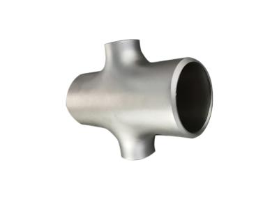 China High Quality Price DN40*DN25*3mm GR2 Pipe Fitting-Butt Welding Titanium Reducing Cross for sale