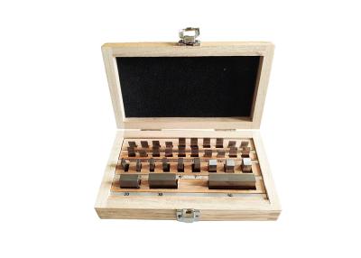 China Juego de bloques patrón rectangulares de 32 piezas, grado 0, para inspección y calibración de laboratorio en venta