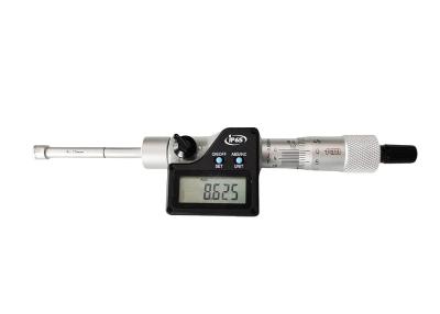 China IP65 Electronic Three Point Internal Micrometer Precision Bore Gauge 100mm Extension Rods for sale