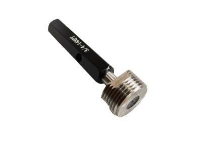 China Accurate 3-4''-14 NPT Taper Pipe Thread Plug Gauge for Oilfield and Hydraulic Applications for sale