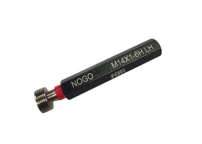 China Metric Thread Plug Gauge M14X1-6H with DIN13 Conform Standard with NOGO Type for sale