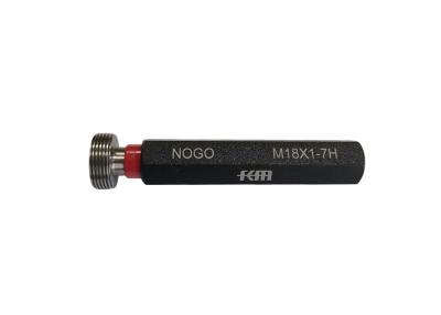 China High Precise Metric Thread Plug Gauge DIN13 Standard for Checking Threaded or Tapped Holes with NOGO Type for sale
