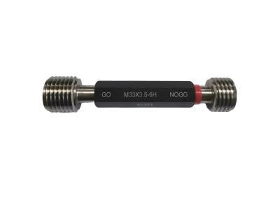 China Accurate Thread Measurement M33x3.5-6H Go and Nogo Thread Plug Gauge with Metric Type for sale