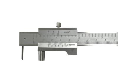 China 0-200mm Marking Vernier Caliper With Carbide Scriber Parallel Marking Gauge Ruler Measuring Instrument for sale