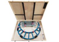 China 600-750mm Wide Range Outside Micrometer with Interchangeable Anvils for sale