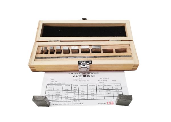 Quality Rectangular Gauge Block Set 10Pcs Grade 1 For Laboratory Inspection And for sale