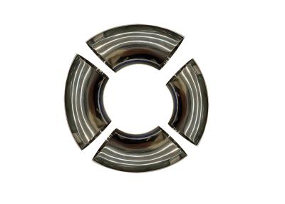 Cina Raccordi per tubi ASME B 16.9 in titanio, gomito sanitario a 90 gradi per sistema di scarico veicoli in vendita