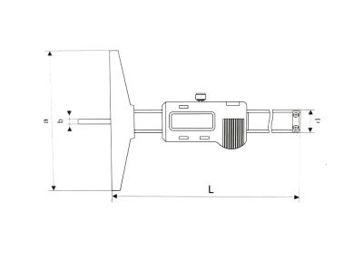 中国 自動車タイヤの走行面深度計 0-25mm 解像度 0.01mm 販売のため