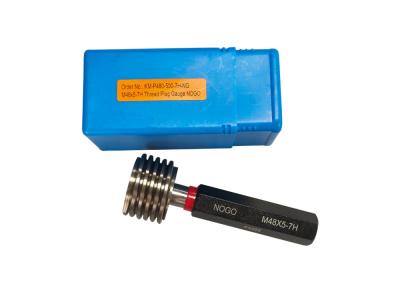 China Precision Thread Plug Gauge M48 NOGO Side for Manufacturing Inspection for sale
