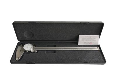 China Precision Ground 0-300mm Dial Caliper With Depth Gauge And Step Measurement for sale