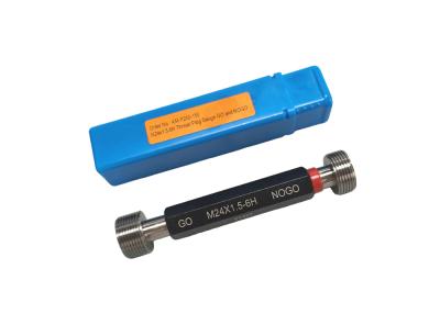 China Highly Precise M24X1.5-6H Metric Thread Plug Gauge for Accurate Thread Checking for sale