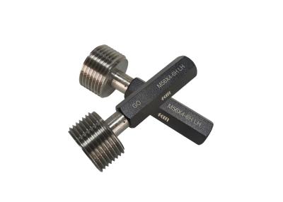China Highly Precise Metric Thread Plug Gauge M56 GO Side for Manufacturing Inspection for sale