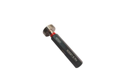 China NOGO Type M30X1.5-7H Metric Thread Plug Gauge for Testing Tapped Holes for sale