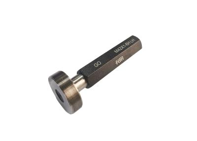 China Highly Precise M42X1.00 6H Metric Thread Plug Gauge with Left Hand for Testing Tapped Holes for sale