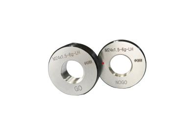 China Left Hand M24X1.5 Metric Thread Ring Gauge with 6g Accuracy for Accurate Thread Checking for sale