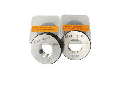 China Left Hand M24X1.5 Metric Thread Ring Gauge with 6g Accuracy for Accurate Thread Checking for sale