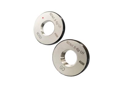 China Left Hand M24X1.5 Metric Thread Ring Gauge with 6g Accuracy for Accurate Thread Checking for sale