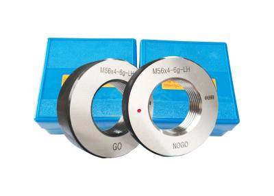 China GO and NOGO M56X4 Metric Thread Ring Gauge for Screws Bolts and Threaded Rods with Left Hand for sale