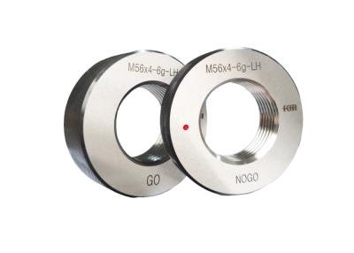China GO and NOGO M56X4 Metric Thread Ring Gauge for Screws Bolts and Threaded Rods with Left Hand for sale