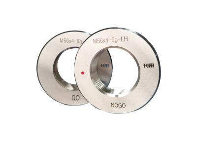 China GO and NOGO M56X4 Metric Thread Ring Gauge for Screws Bolts and Threaded Rods with Left Hand for sale